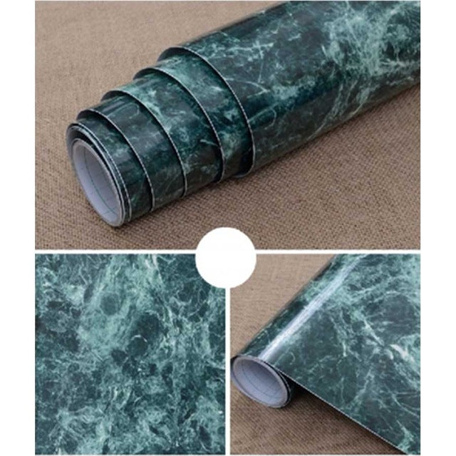 3M/5M/10M Marble Self adhesive Wallpaper Peel & Stick/ Removable ...